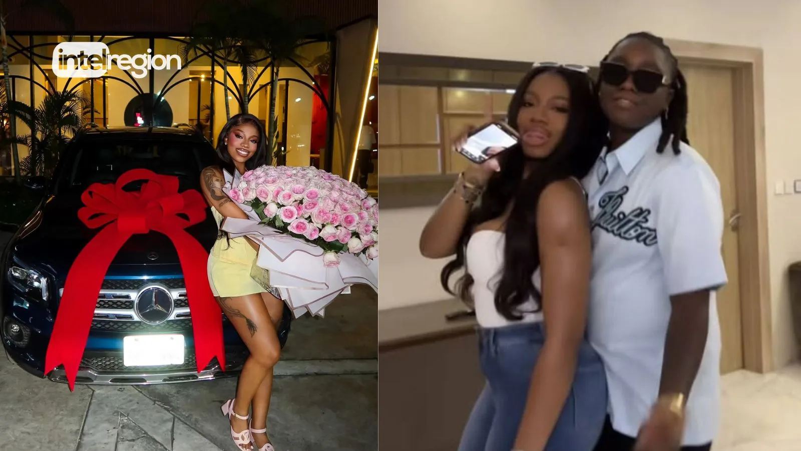 Fans react as BBNaija Angel Smith receives Benz car from her female lover (Video) | Intel Region