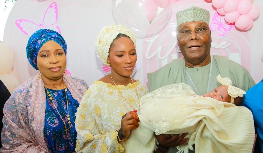 Atiku welcomes new grandchild, Fatima-Huda Sale (Photos) | Intel Region